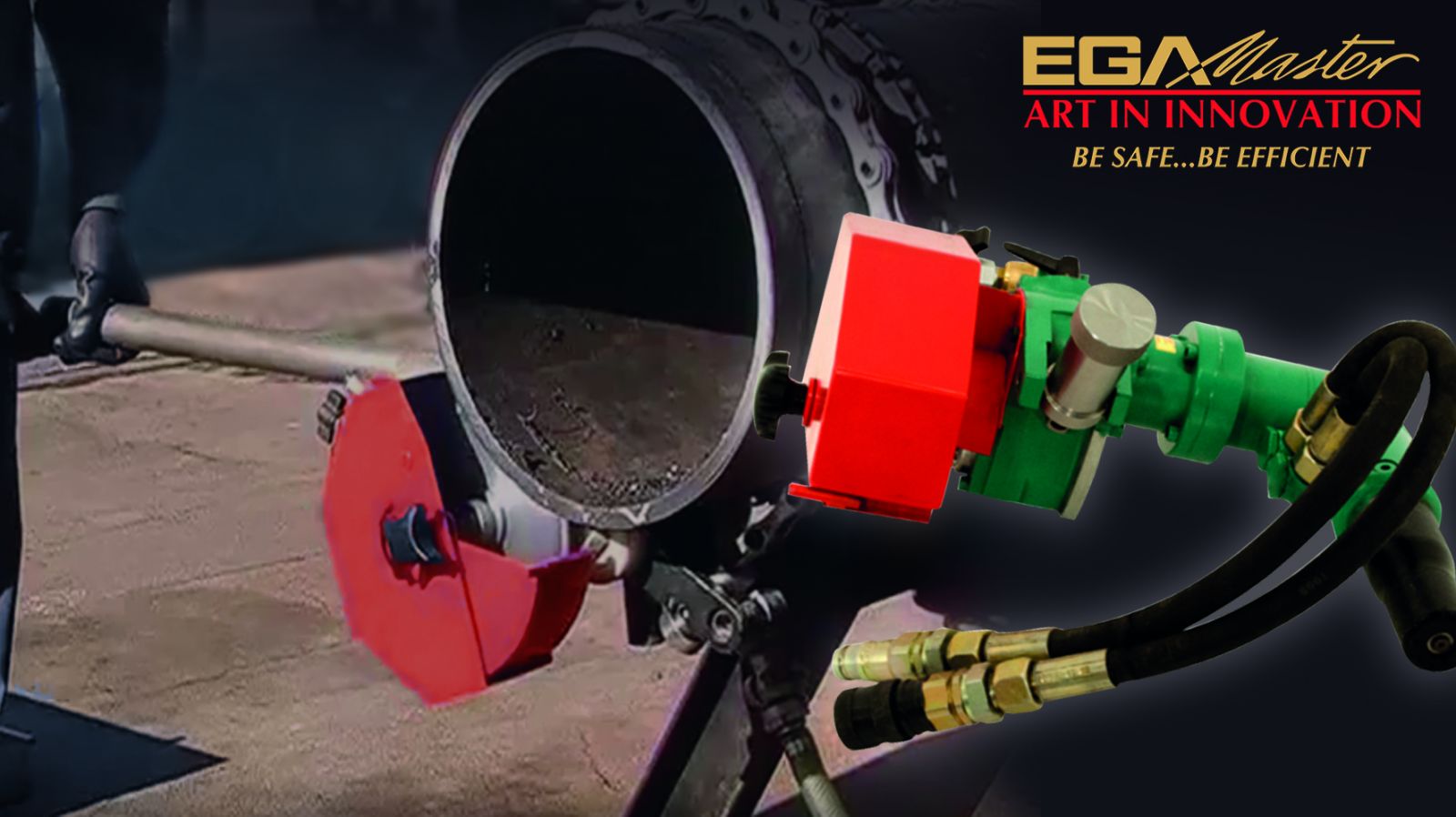 NEW EGA MASTER ATEX CUTTING AND BEVELLING MACHINE