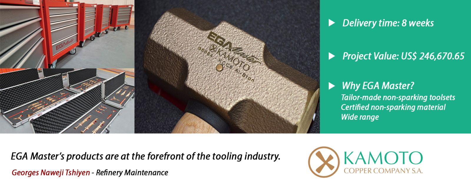 Manufacturer of industrial tools, safety tools, ATEX – EGA Master